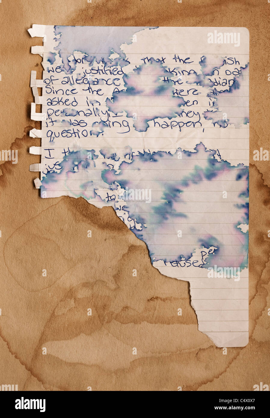 Unreadable letter hi-res stock photography and images - Alamy