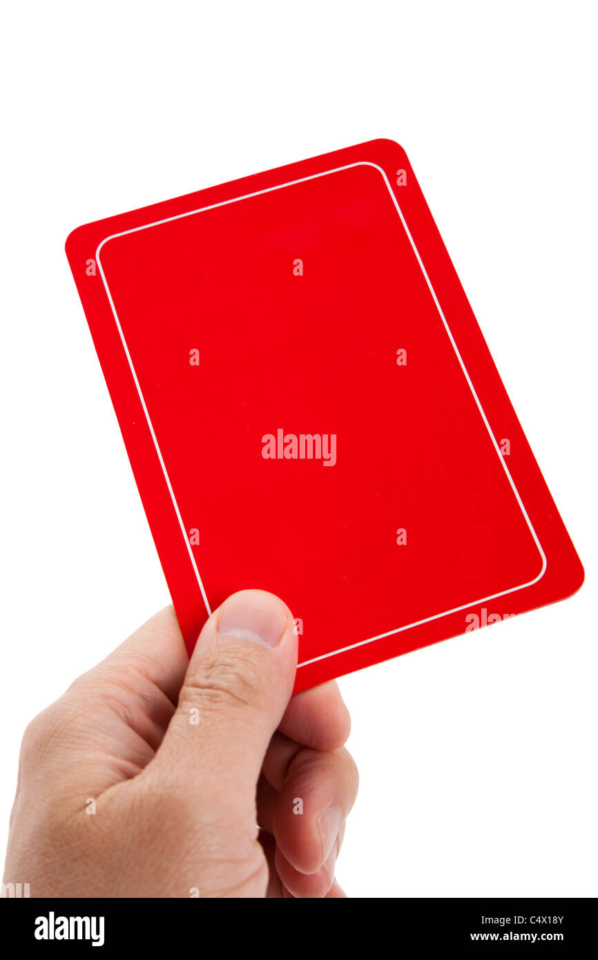 Red Blank Card for message Stock Photo - Alamy