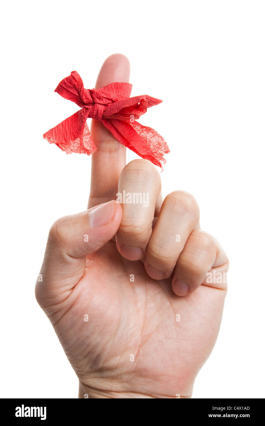 Finger string knot hi-res stock photography and images - Alamy