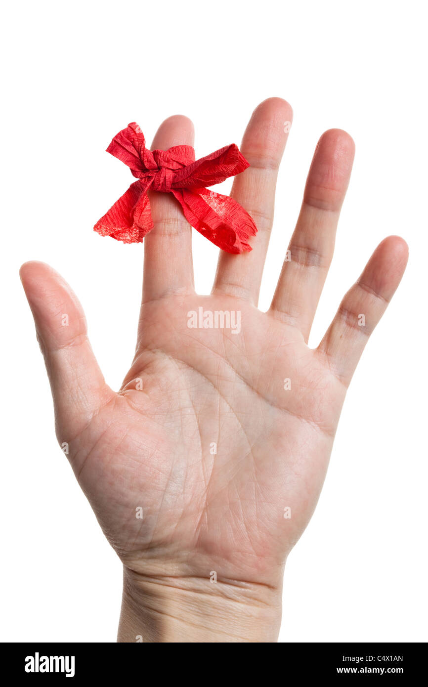 Finger string knot hi-res stock photography and images - Alamy