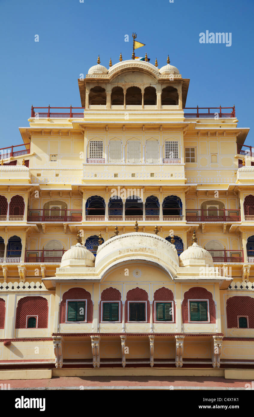 Chandra Mahal, City Palace, Jaipur, Rajasthan, India Stock Photo - Alamy
