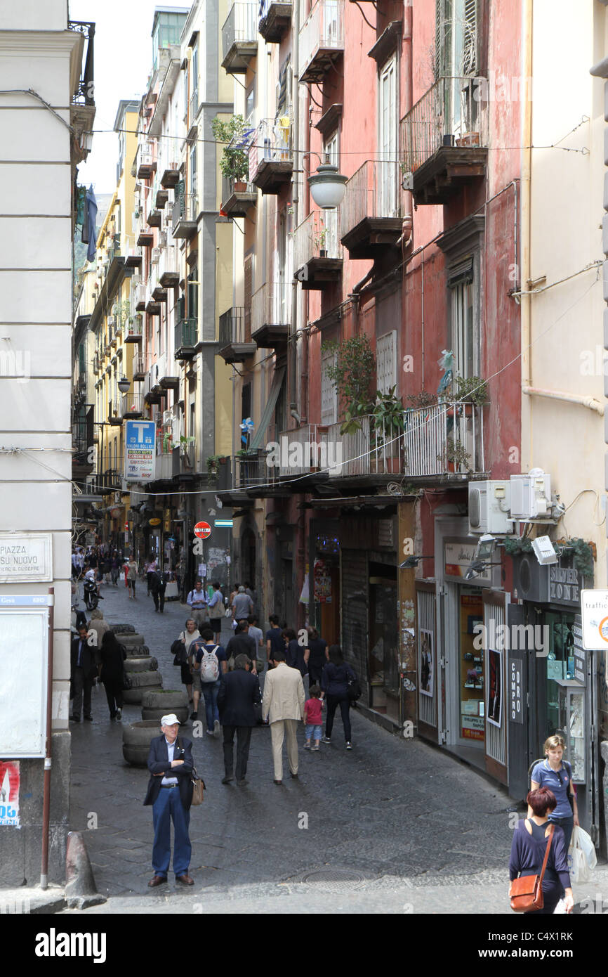 Street in naples italy hi-res stock photography and images - Alamy