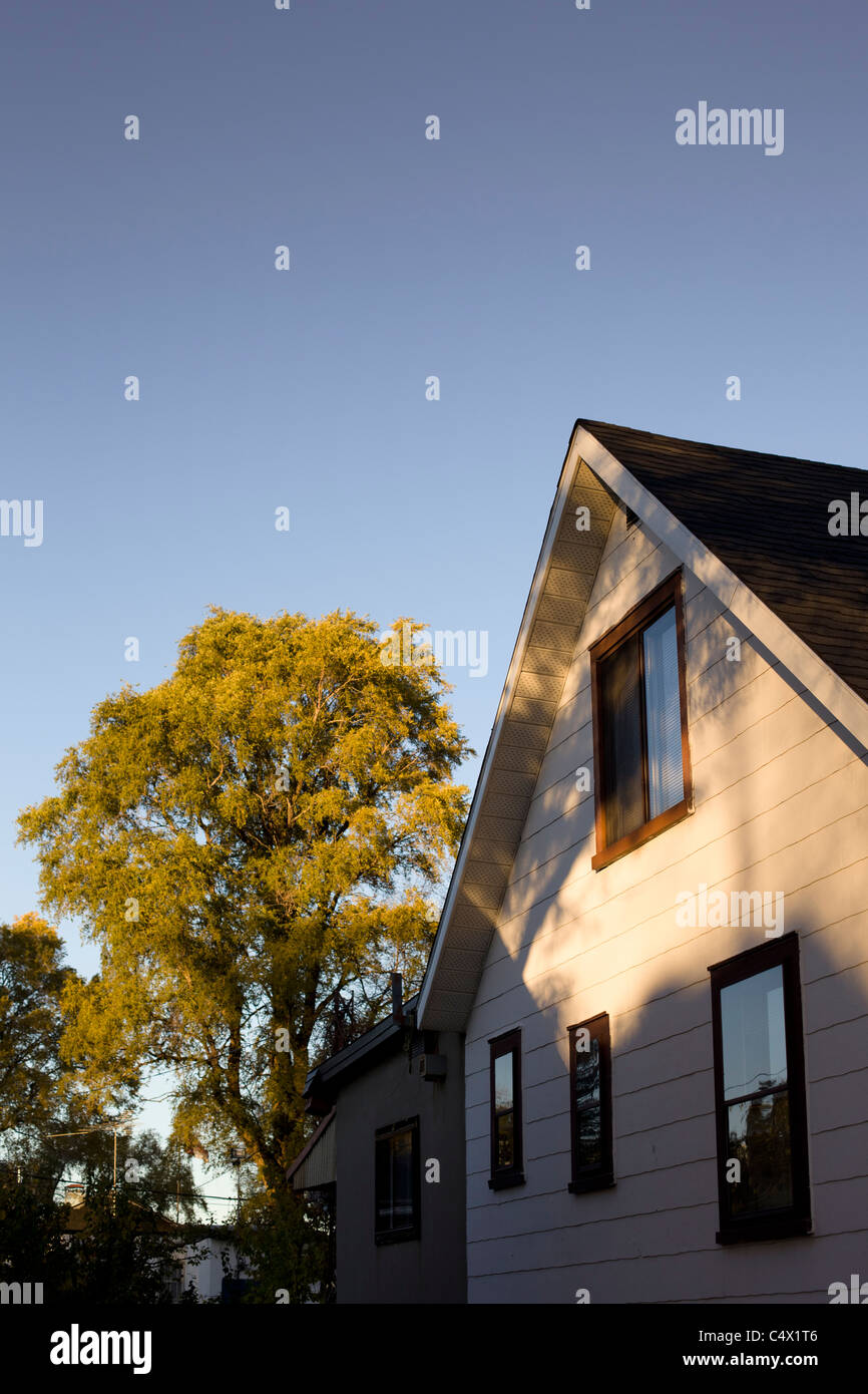 Little House and tree Stock Photo - Alamy