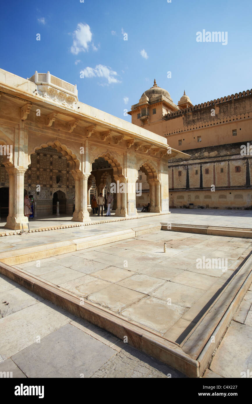 Sheesh mahal amber fort jaipur india hi-res stock photography and ...