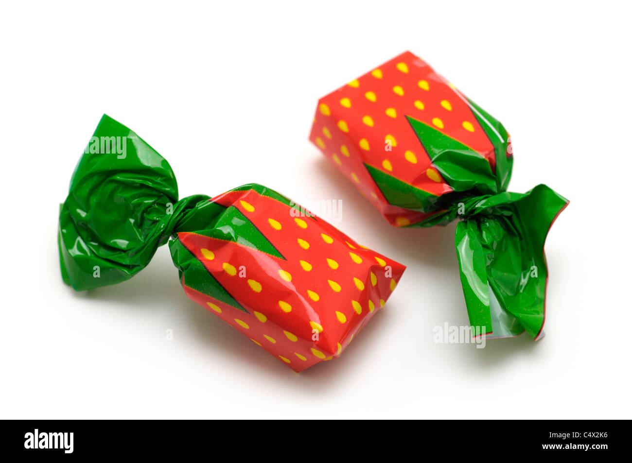 Wrapped candies hi-res stock photography and images - Alamy