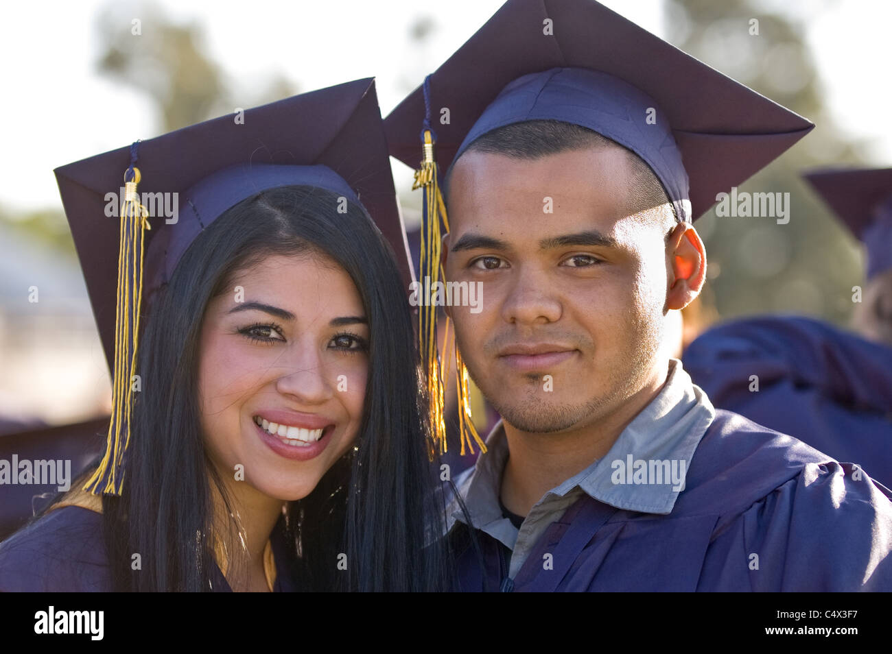 Two college student graduating with their AA degree from Fullerton ...
