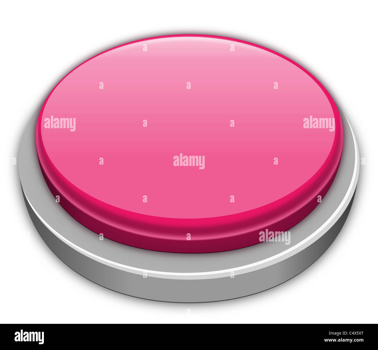 3d button in pink Stock Photo - Alamy