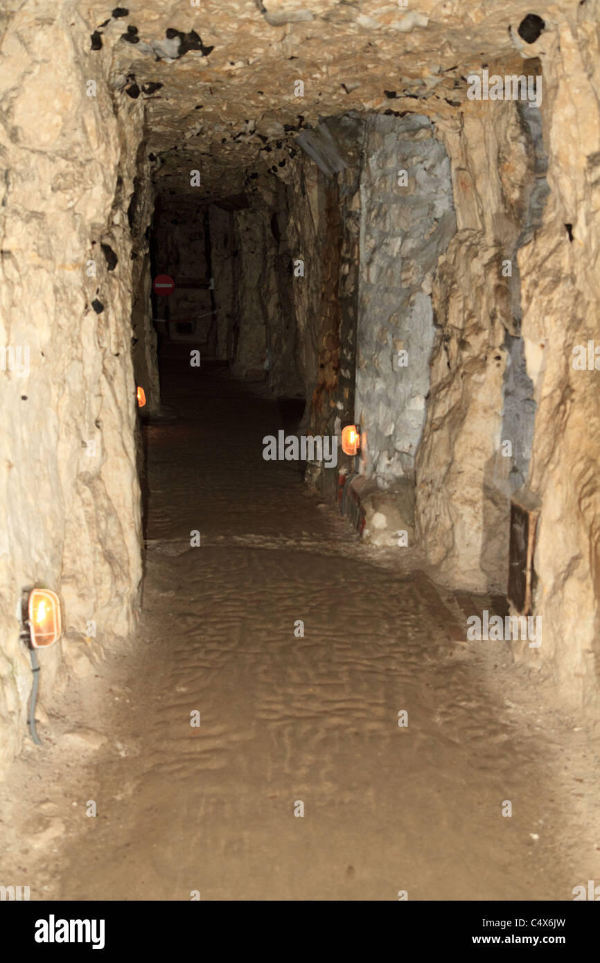 Underground city in Naours, Picardy, France Stock Photo - Alamy