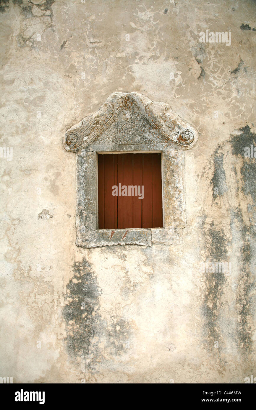 old little window in a crete's ancient house Stock Photo - Alamy