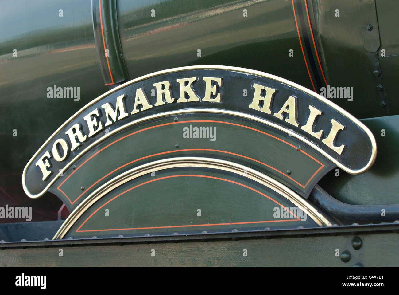 Vintage Steam engine 7903 Foremarke Hall at Toddington, Gloucester and ...