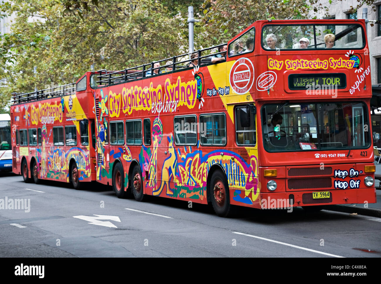 Sydney bus double decker hi-res stock photography and images - Alamy