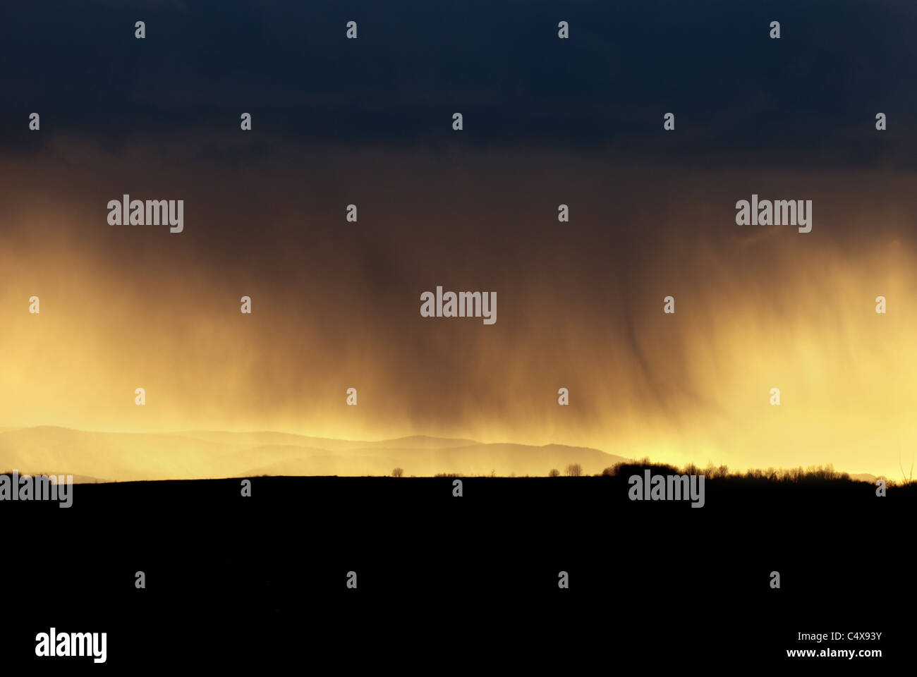 Rain sunset hi-res stock photography and images - Alamy