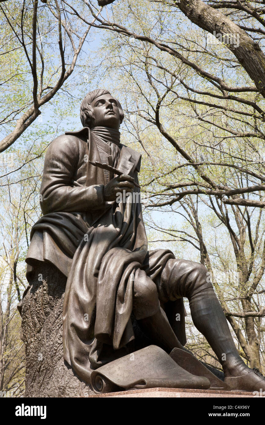 Robert Burns Sculpture is located at the South end of Literary Walk in ...