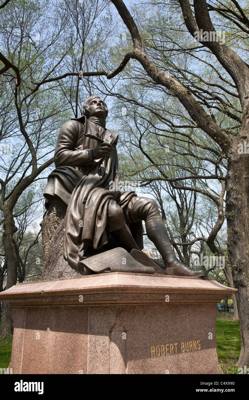 Robert Burns Sculpture is located at the South end of Literary Walk in ...