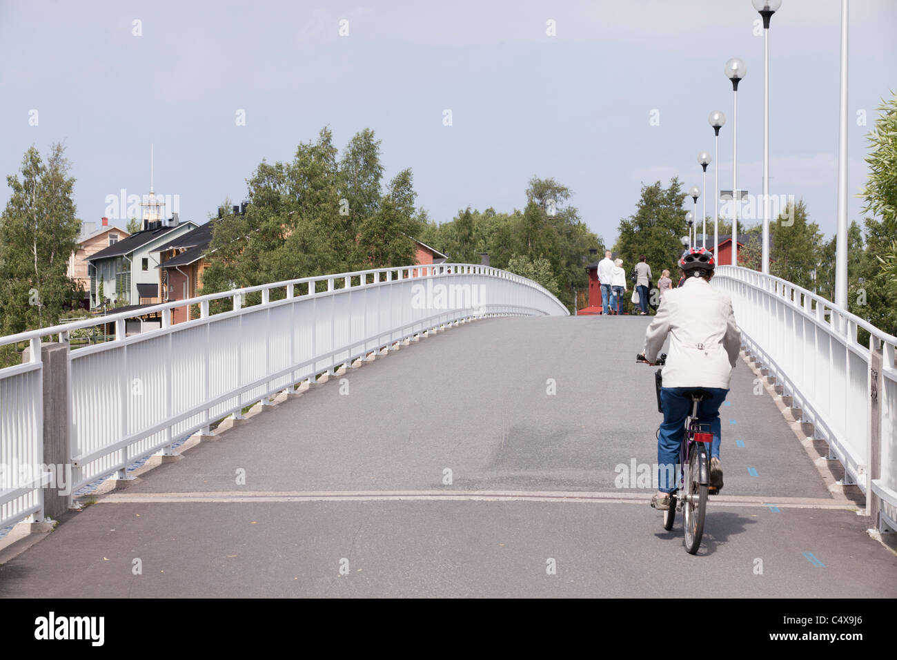 Bicycle path bridge hi-res stock photography and images - Alamy