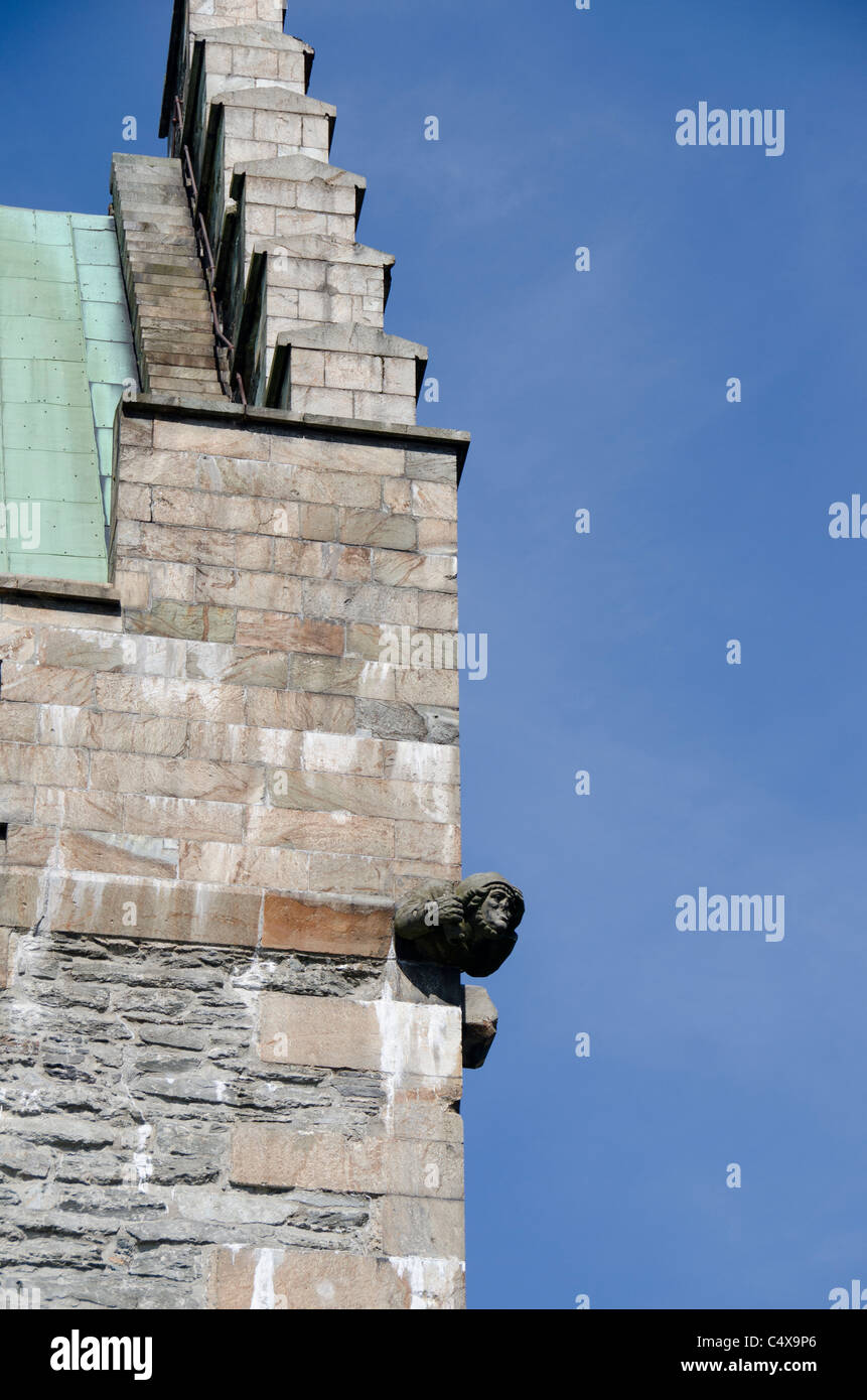 Norway, Bergen. Bergenhus Castle (aka Holmen) and fortress. UNESCO ...