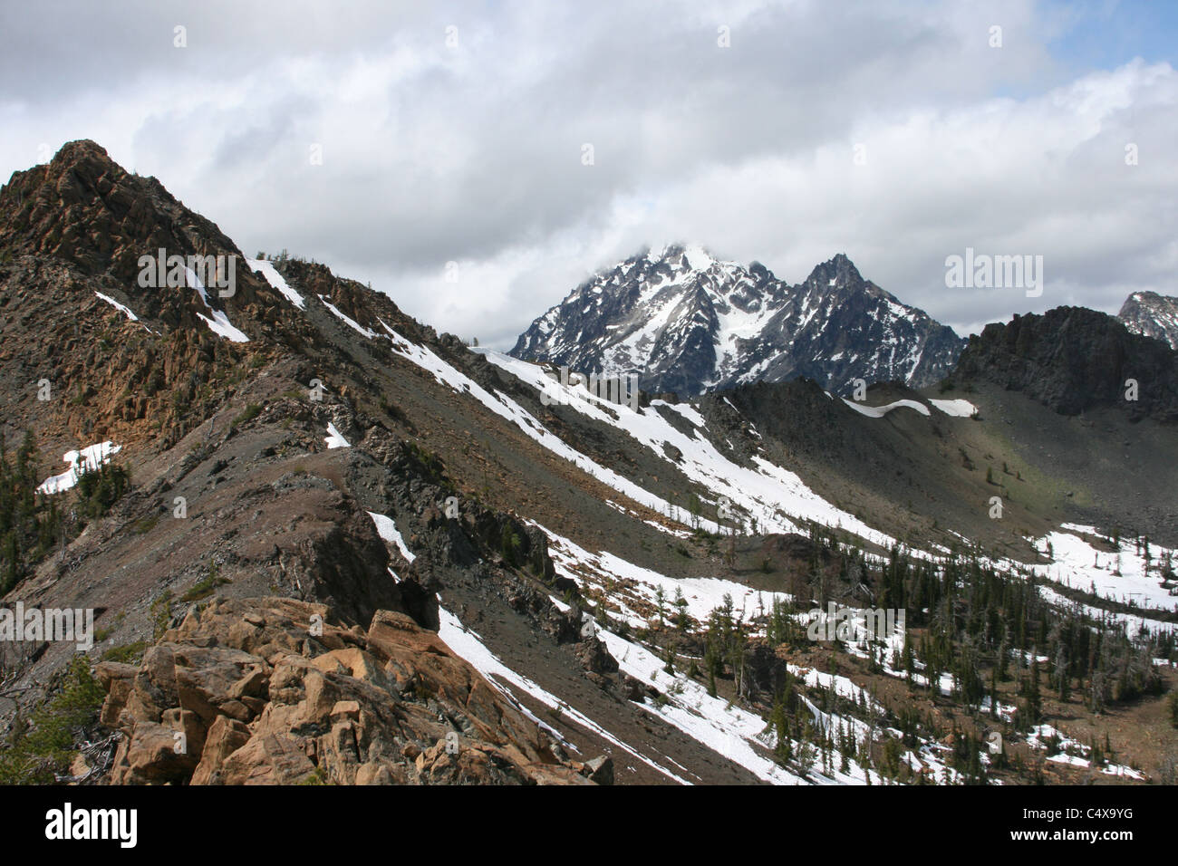 Hike to the peak hi-res stock photography and images - Alamy