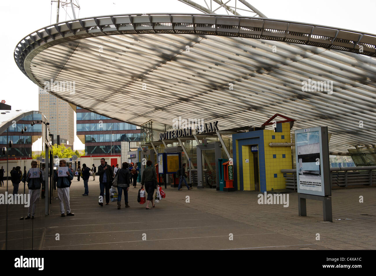 Rotterdam Blaak Railway station Stock Photo - Alamy