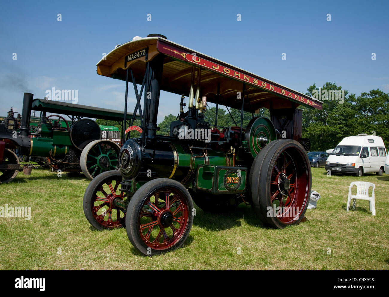 Burrell traction engine at Heskin Hall Traction engine and vintage ...