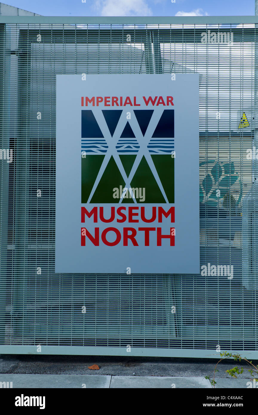 Imperial War Museum North, Salford Quays, Manchester Stock Photo - Alamy