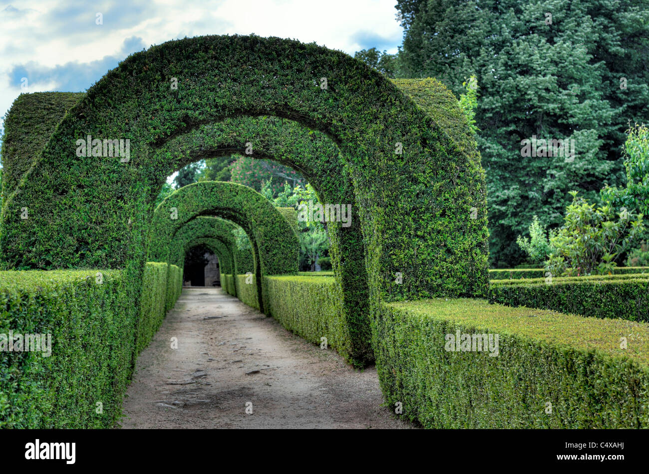 Park, the Mateus Palace (Solar de Mateus), near Vila Real, Portugal ...