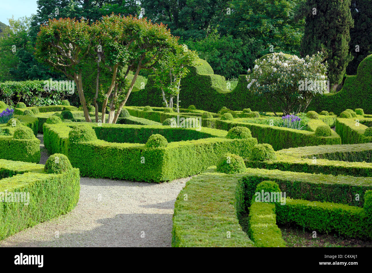 Park, the Mateus Palace (Solar de Mateus), near Vila Real, Portugal ...