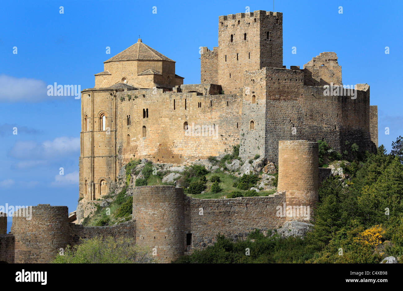 Loarre Castle, Aragon, Spain Stock Photo - Alamy