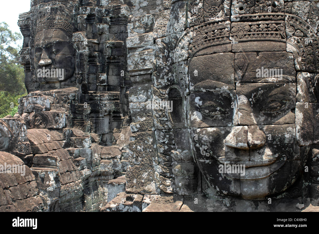 Temple of Bayon, Angkor, Wat, Cambodia Stock Photo - Alamy