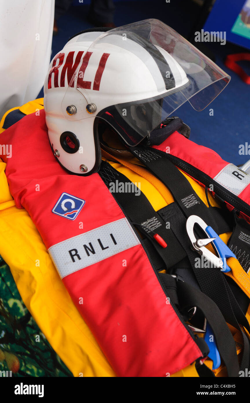 Safety equipment for the RNLI Stock Photo - Alamy