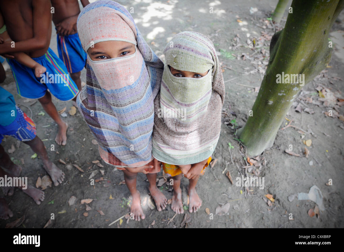 A young girl wearing a burka in Bangladesh Stock Photo, Royalty Free ...