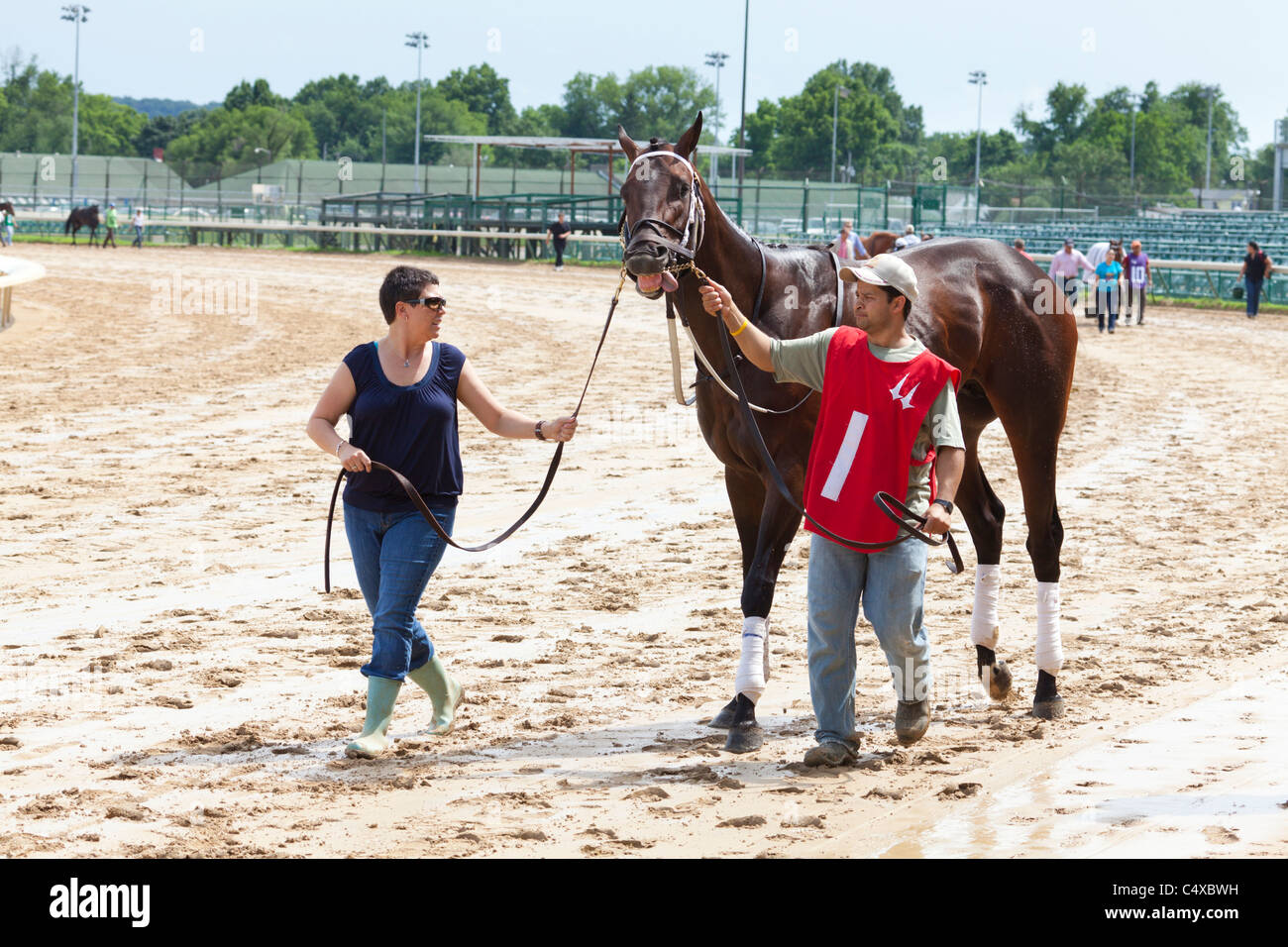 Churchill Downs horse race track Stock Photo - Alamy