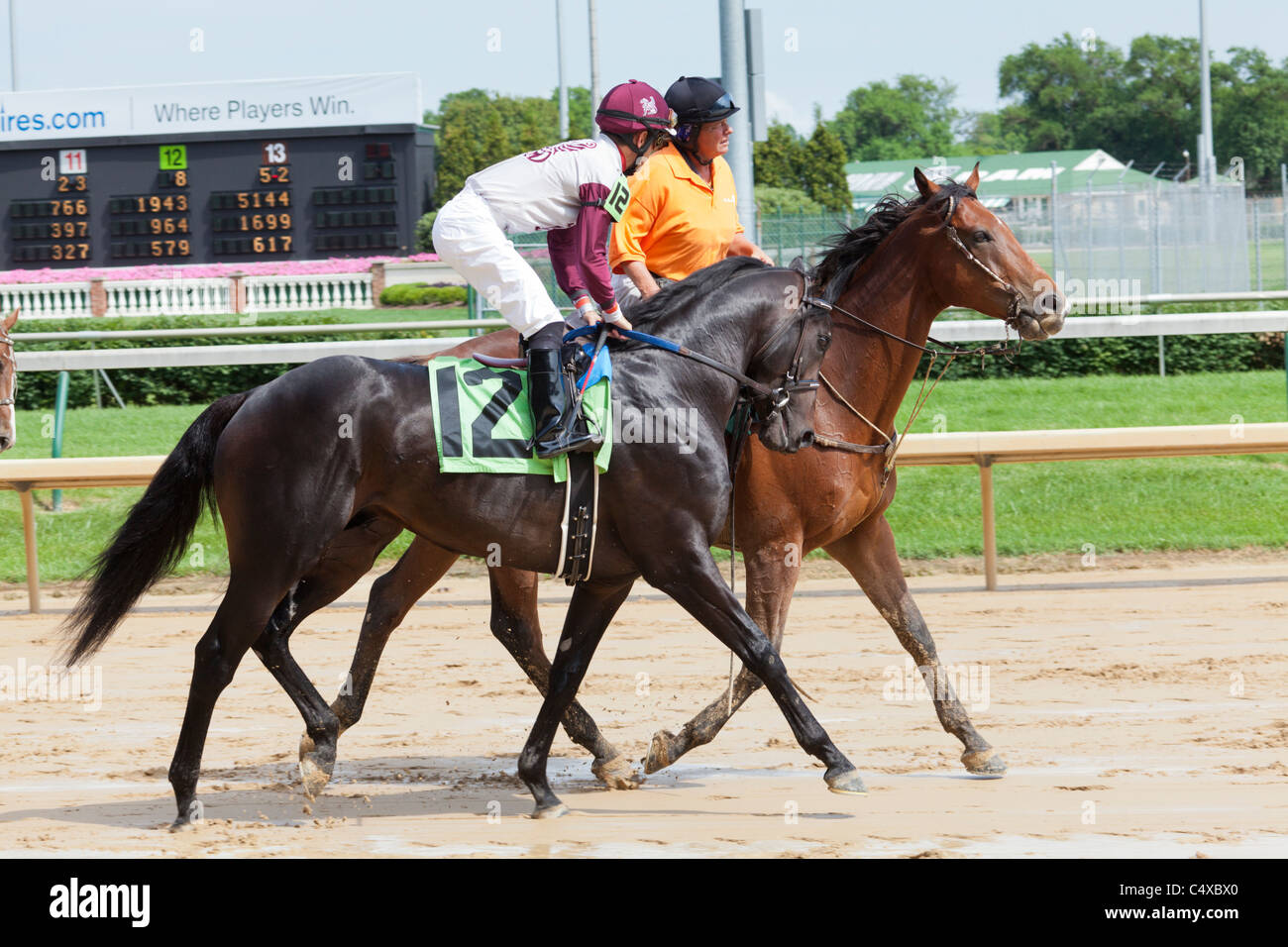 Churchill Downs horse race track Stock Photo - Alamy