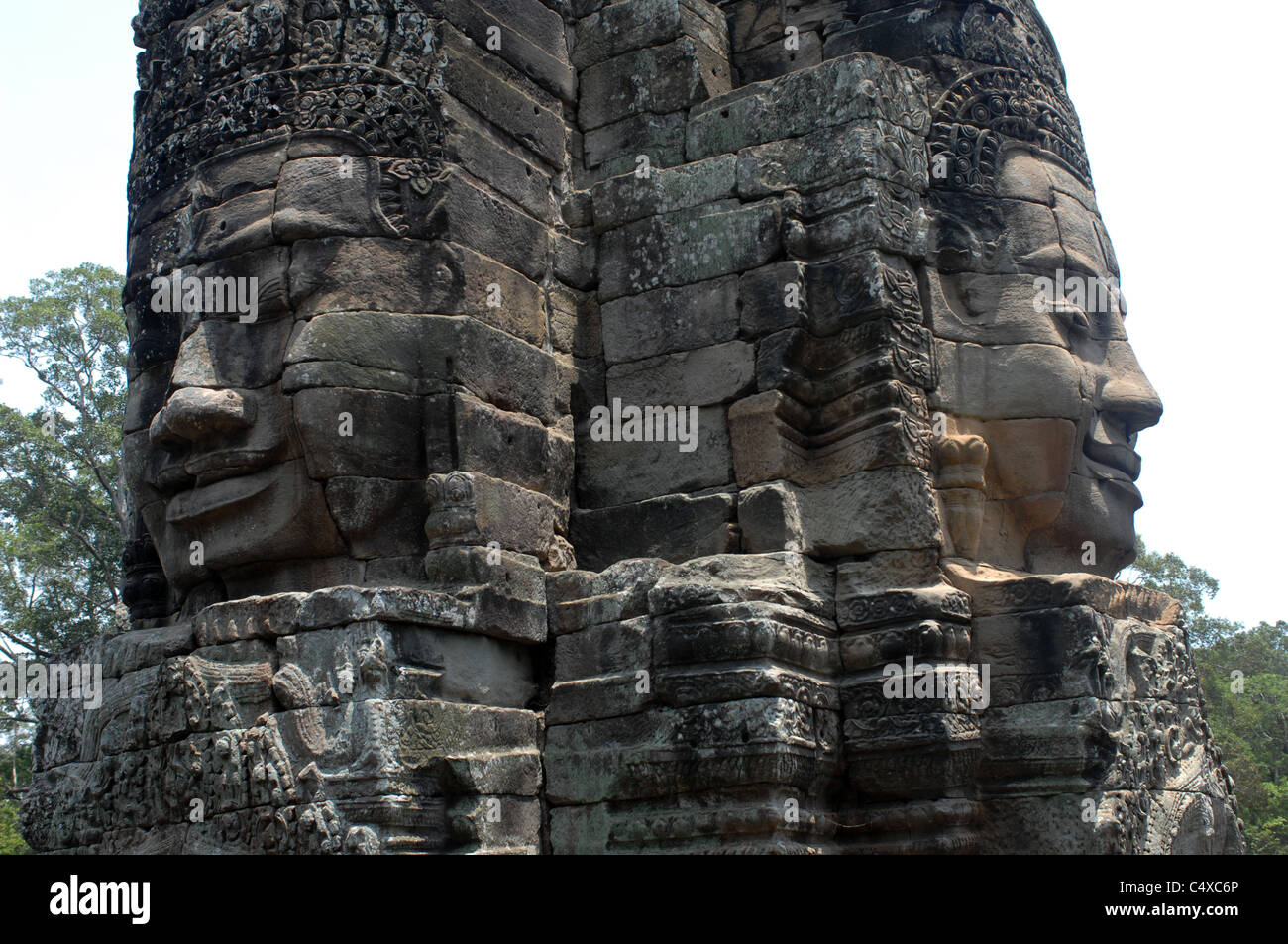 Temple of Bayon, Angkor, Wat, Cambodia Stock Photo - Alamy