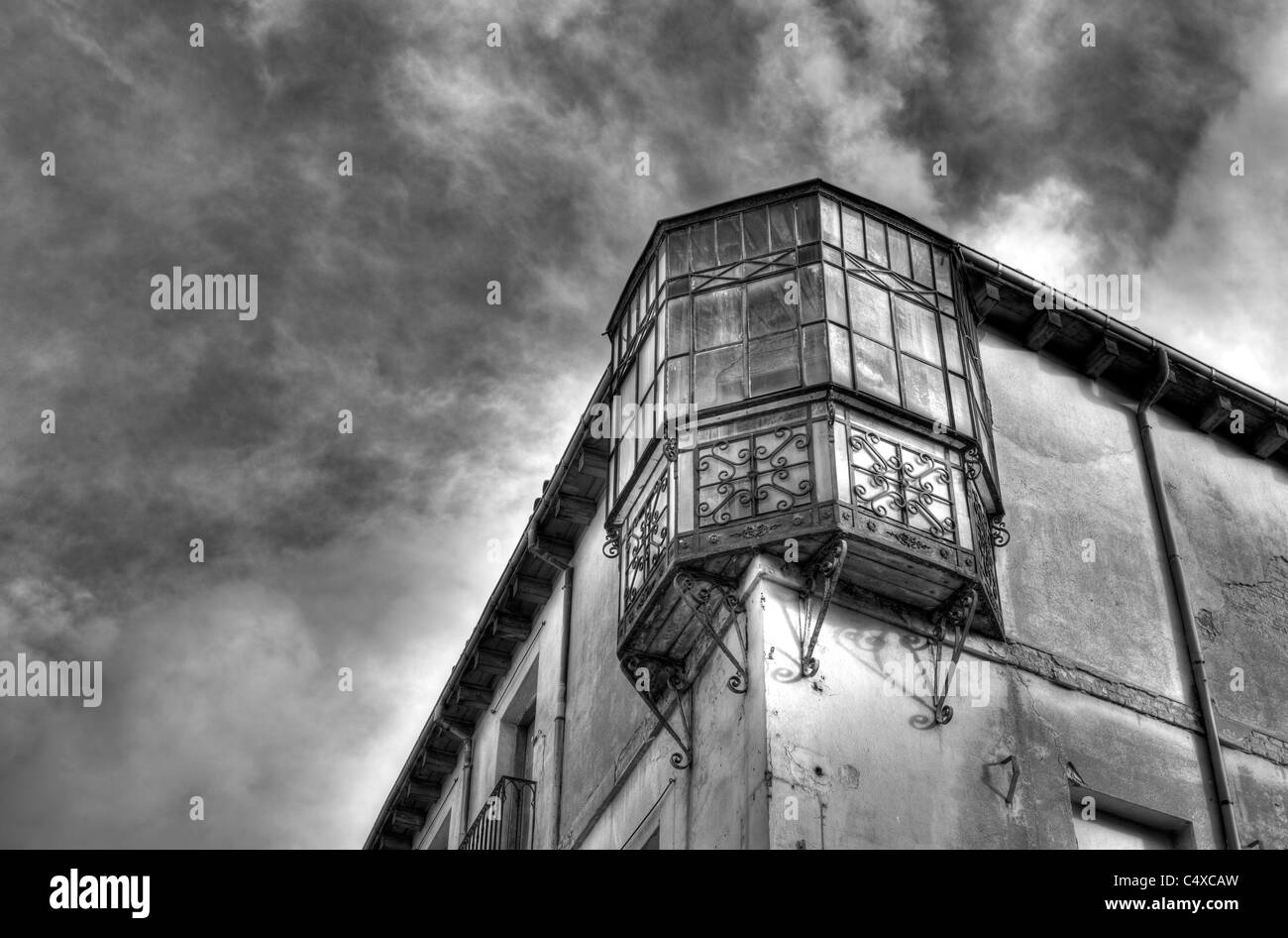 Spanish country house Black and White Stock Photos & Images - Alamy