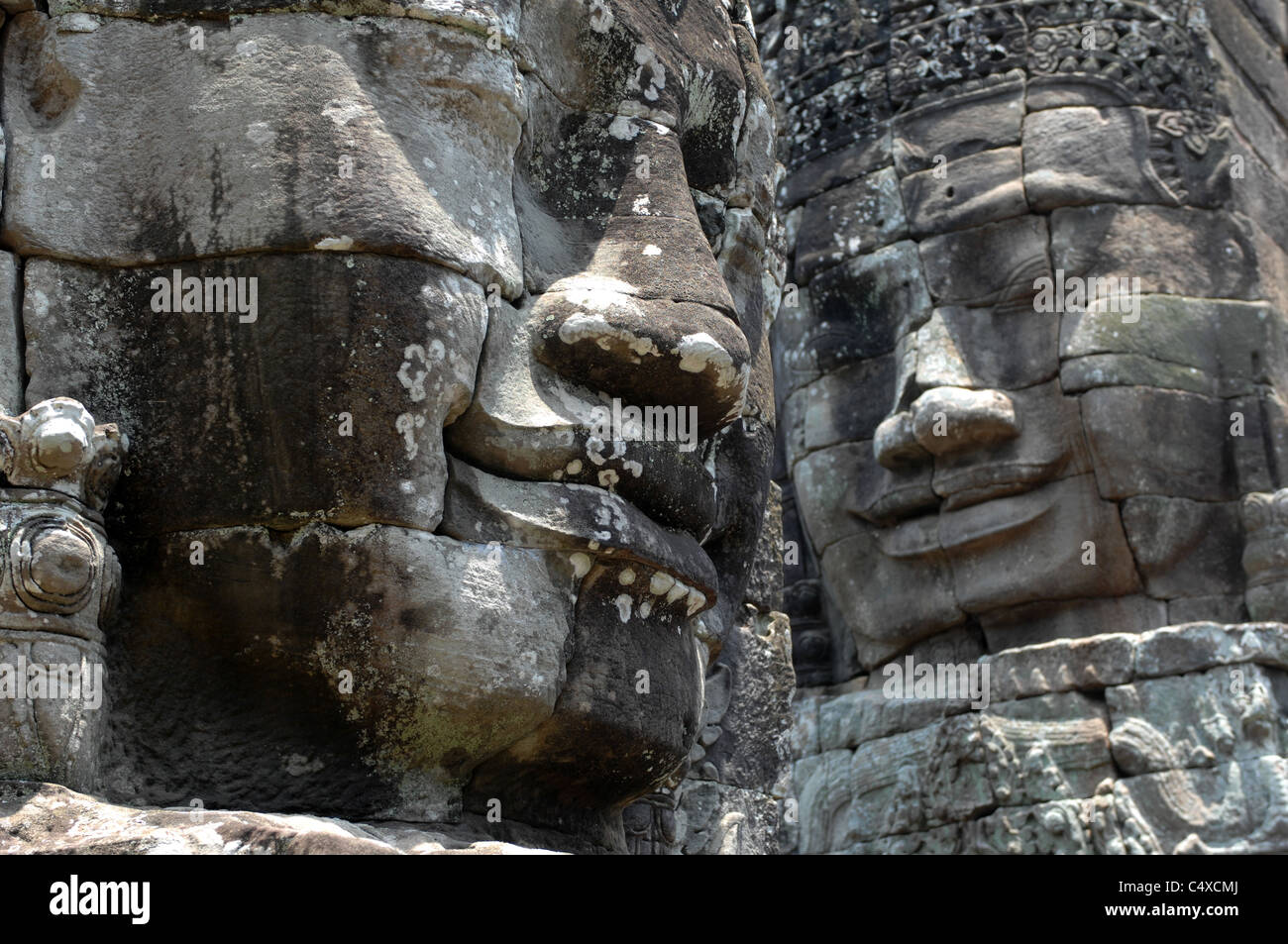 Temple of Bayon, Angkor, Wat, Cambodia Stock Photo - Alamy