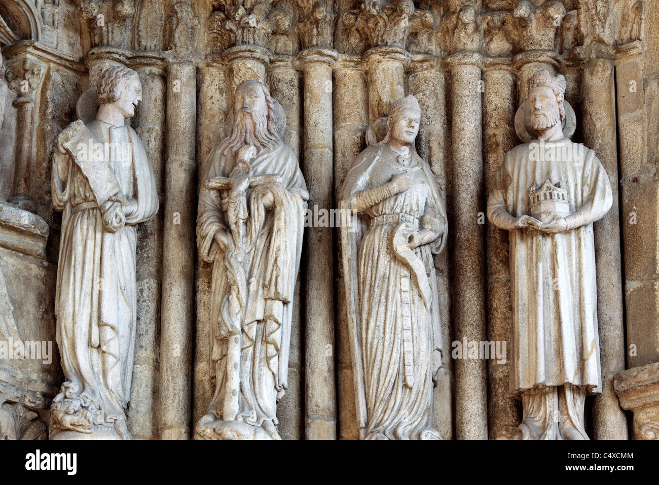 Cathedral de Santa Maria, Tui, Galicia, Spain Stock Photo - Alamy