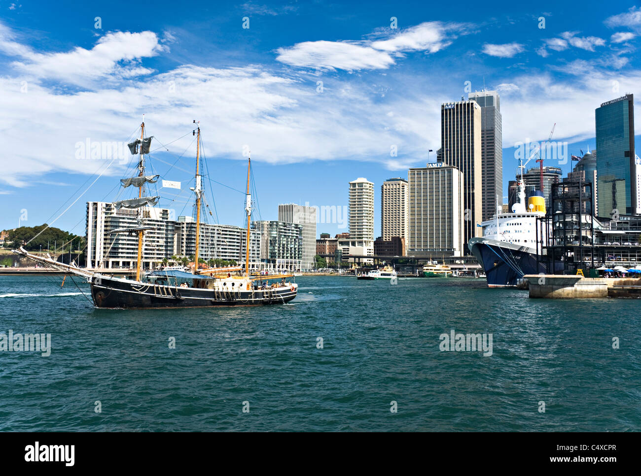 The Saga Ruby Cruise Ship berthed at the Ocean Passenger Terminal in ...