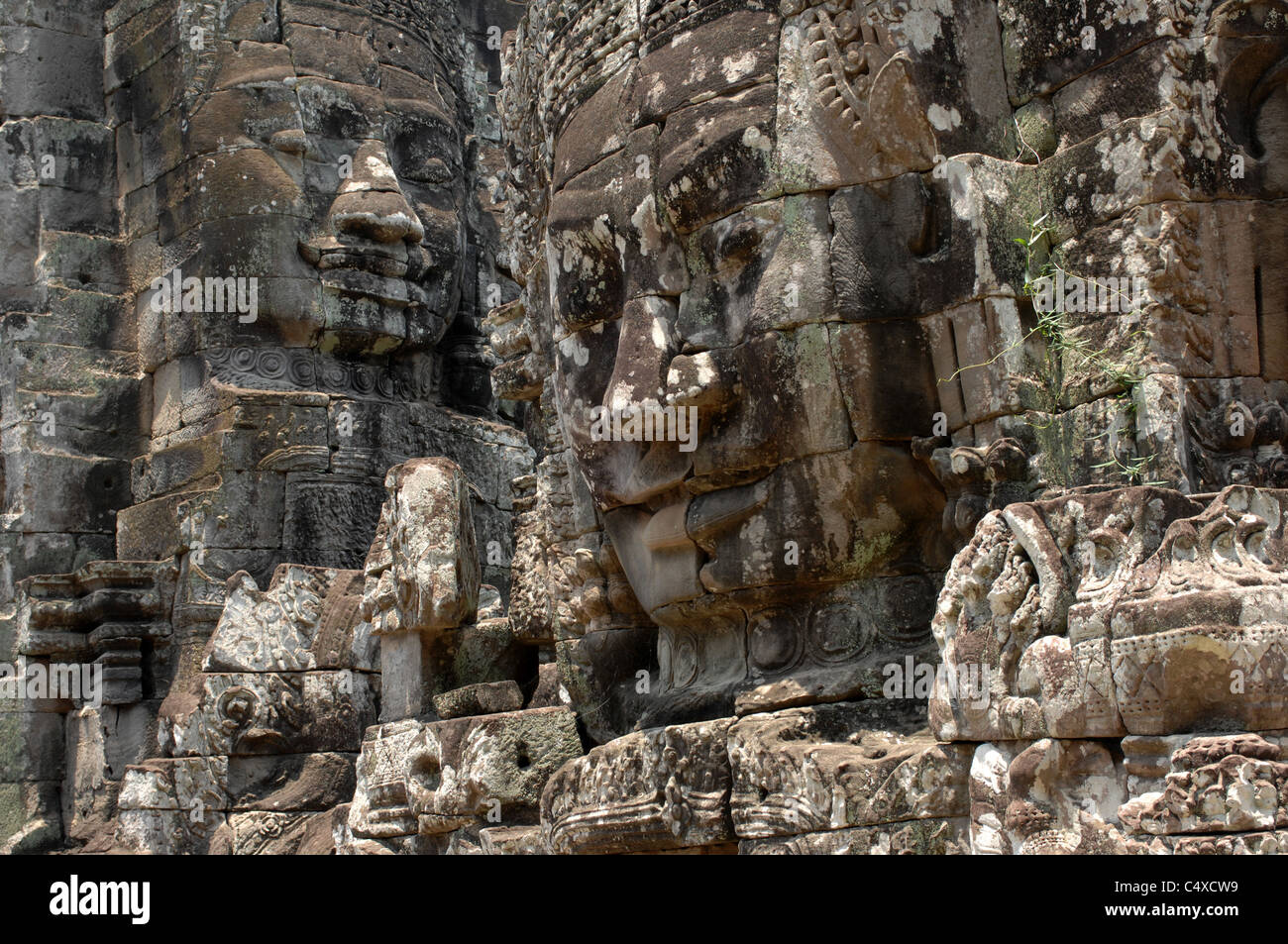 Temple of Bayon, Angkor, Wat, Cambodia Stock Photo - Alamy