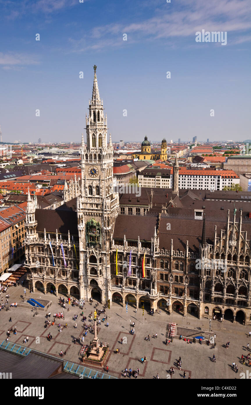 New Town Hall and Marienplatz - Munich, Germany Stock Photo - Alamy