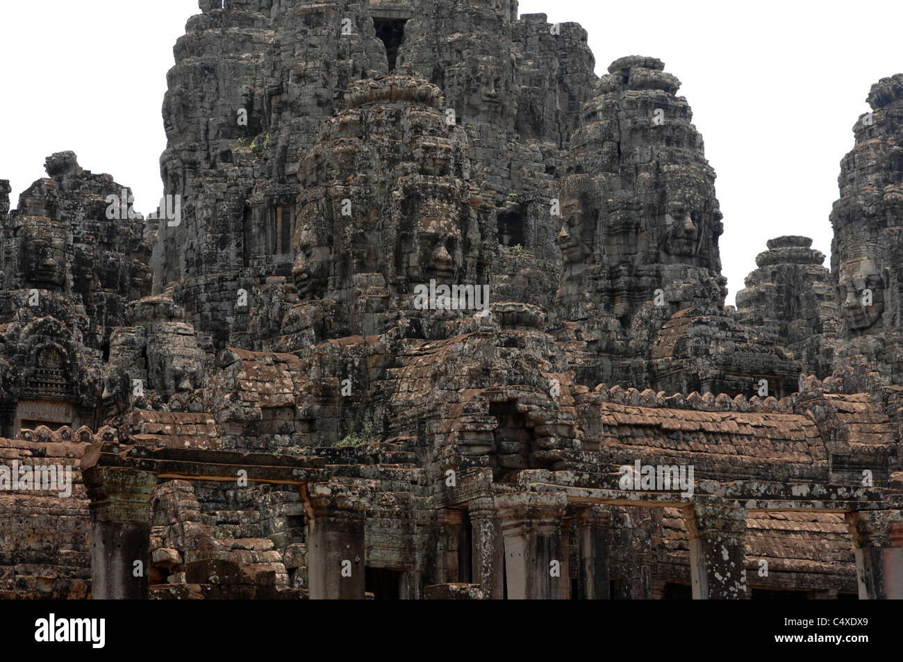 Temple of Bayon, Angkor, Wat, Cambodia Stock Photo - Alamy