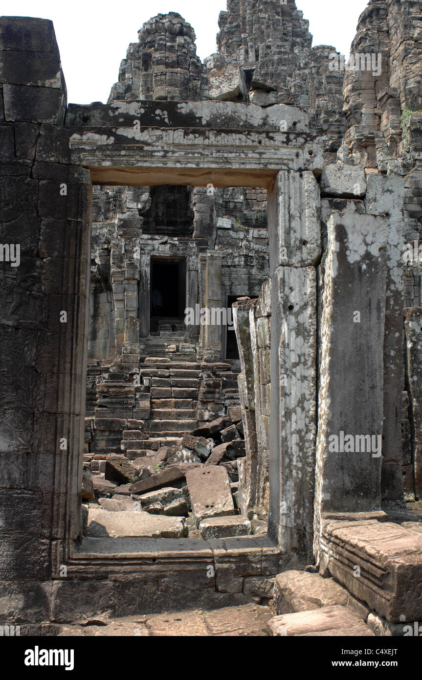 Temple of Bayon, Angkor, Wat, Cambodia Stock Photo - Alamy