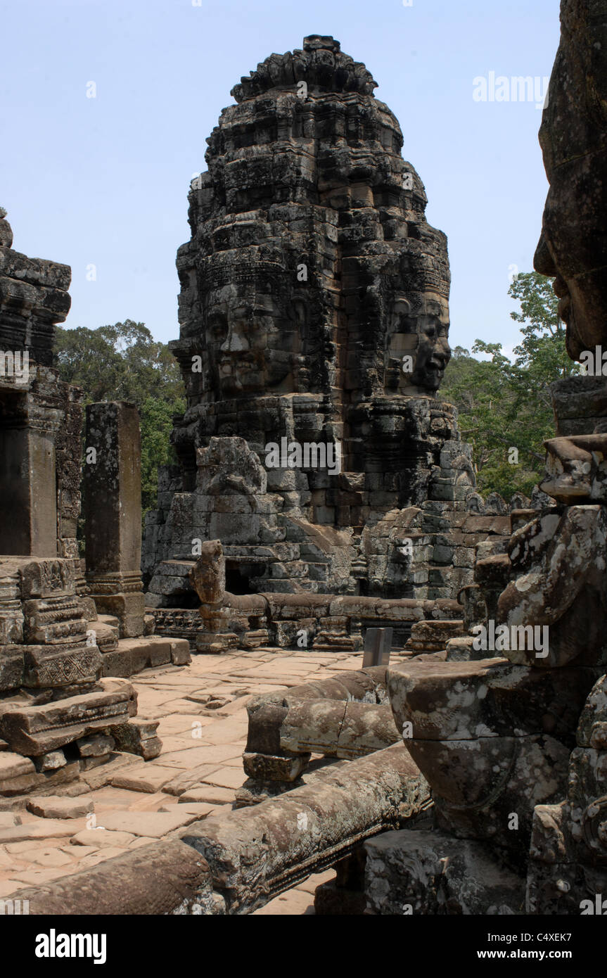 Angkor Temple Bayon, Cambodia, Asia Stock Photo - Alamy