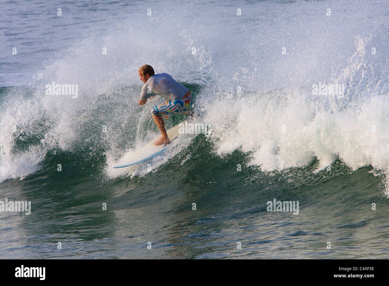 Surfer at Daytona Beach, Florida Stock Photo - Alamy