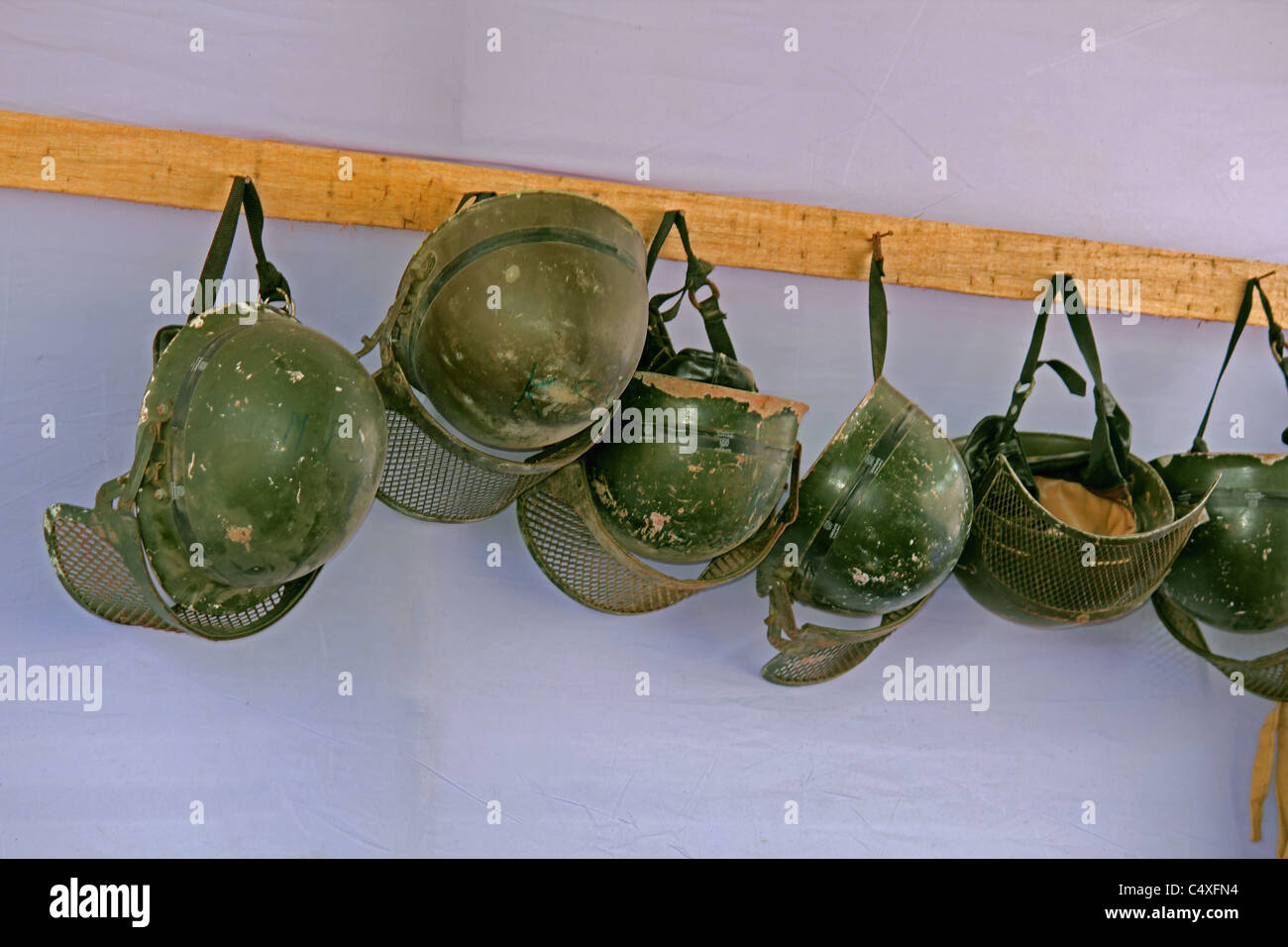 Police helmets, India Stock Photo - Alamy