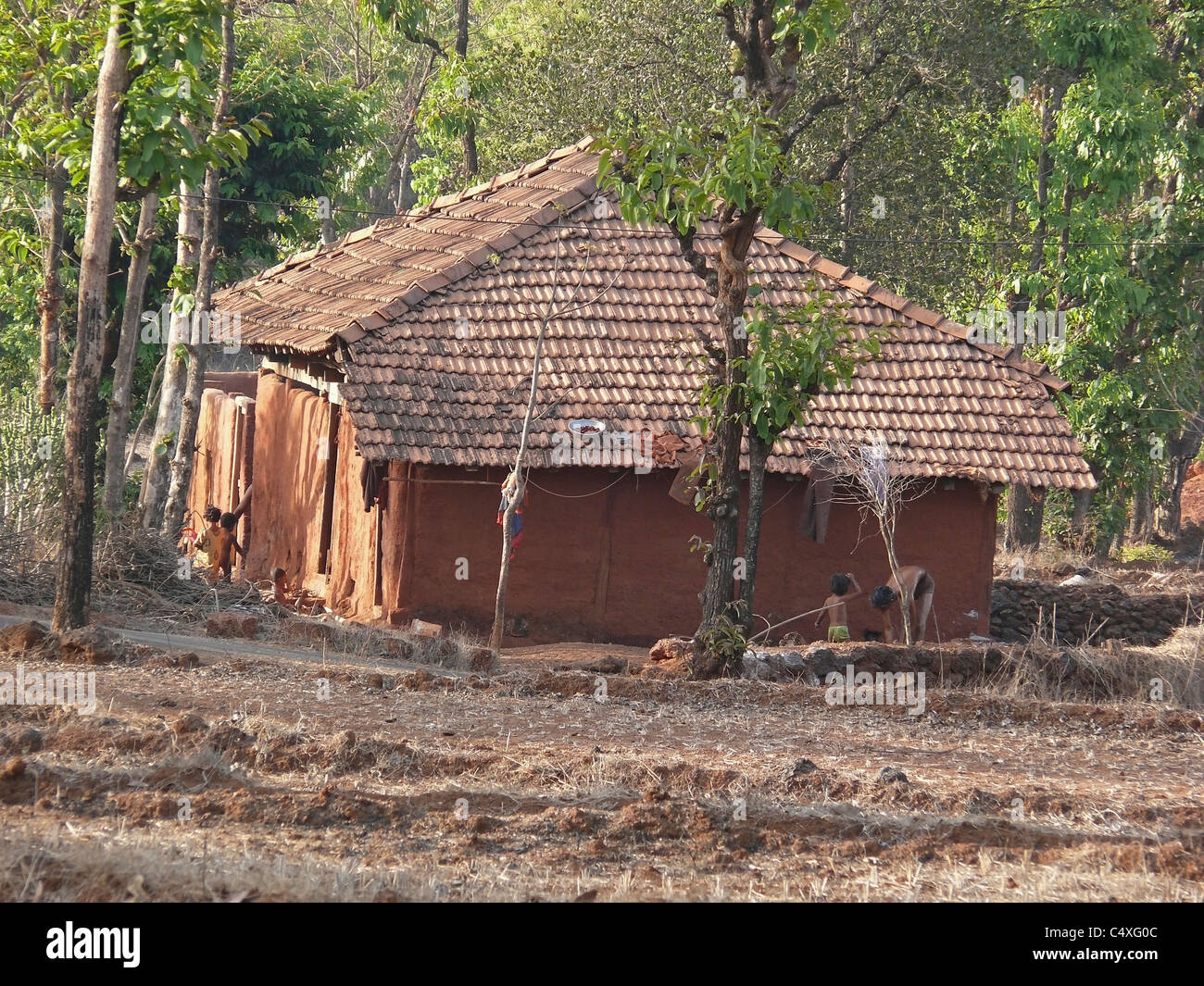 Traditional Rural House, Maharashtra, India Stock Photo - Alamy