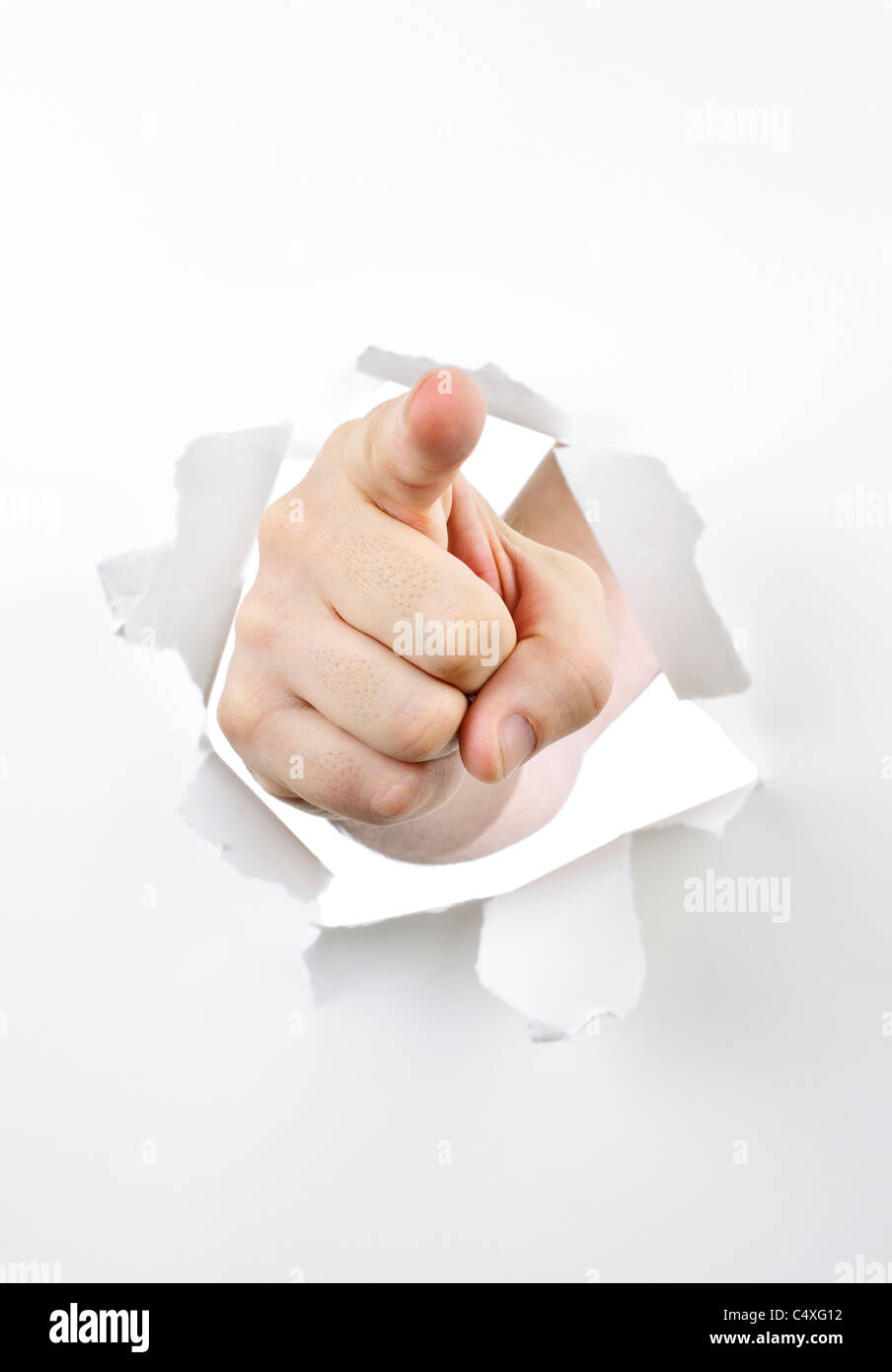 Poking finger hi-res stock photography and images - Alamy