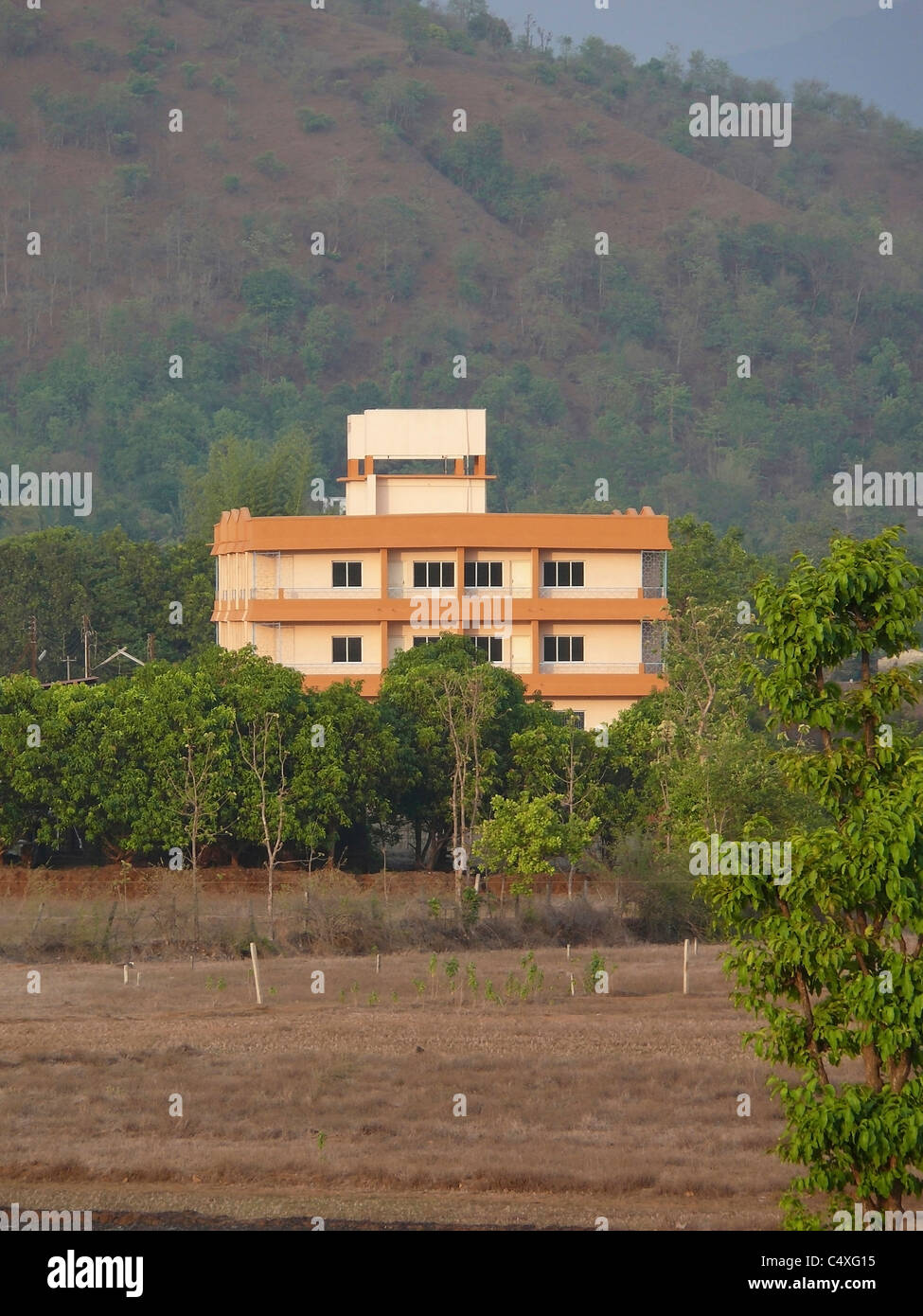 Newly Constructed Building, India Stock Photo - Alamy