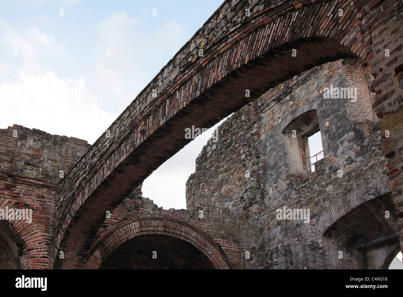 The Arco Chato (Flat Arch) at the Santo Domingo convent of the Casco ...