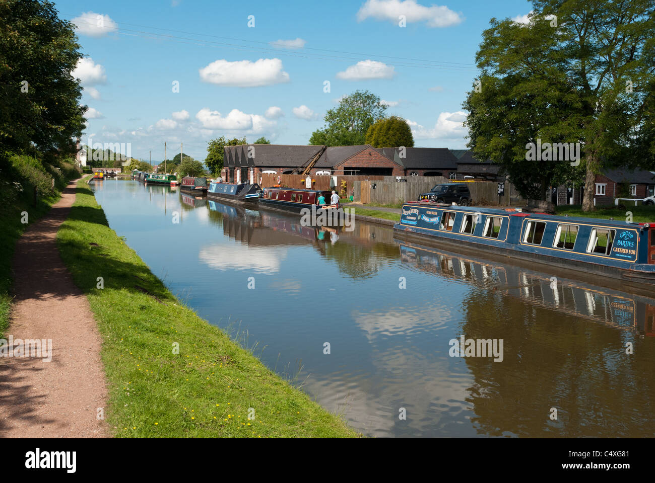 Tardebigge Locks on the Birmingham and Worcester Canal Stock Photo - Alamy