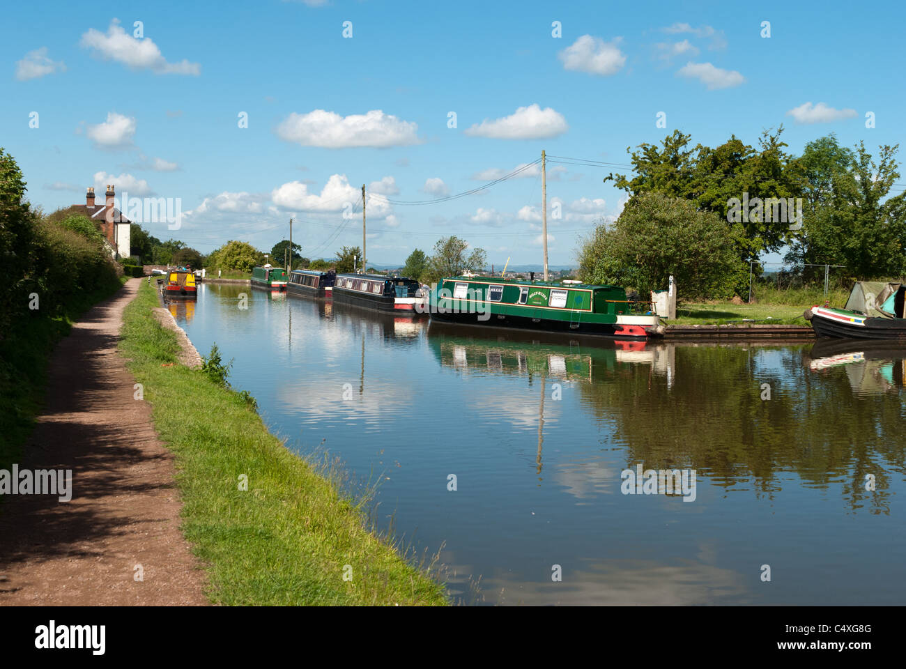 Tardebigge Locks on the Birmingham and Worcester Canal Stock Photo - Alamy